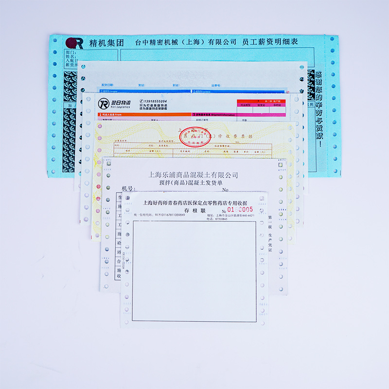 Color NCR Carbonless Copy Paper Receipt Book 3-Layer & 2-Layer Printing ...